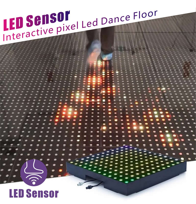 64 Pixel Interactive Led Dance Floor - Active game led floor